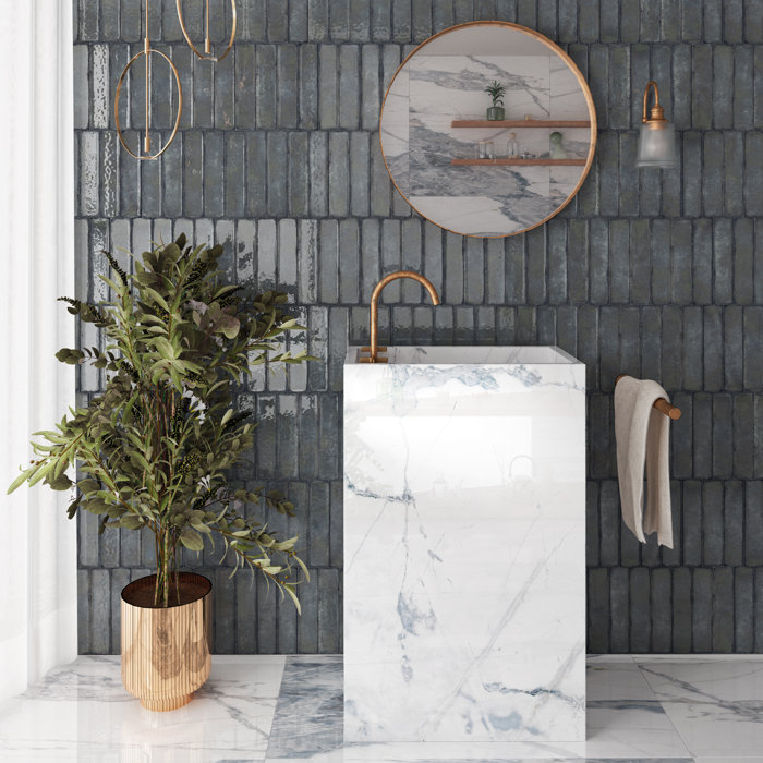 Supreme Tile Iris 3" x 12" Ceramic Subway Wall Tile & Reviews | Wayfair